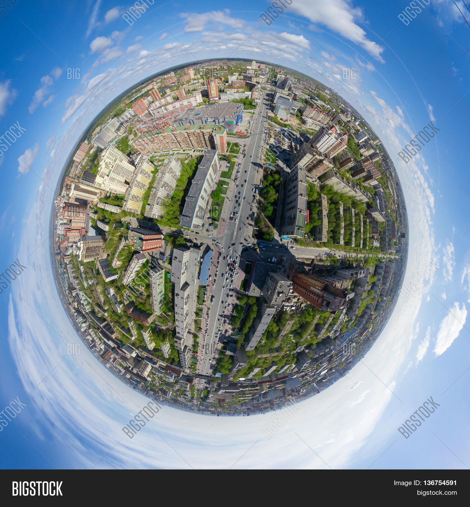 Aerial City View Image & Photo (Free Trial) | Bigstock