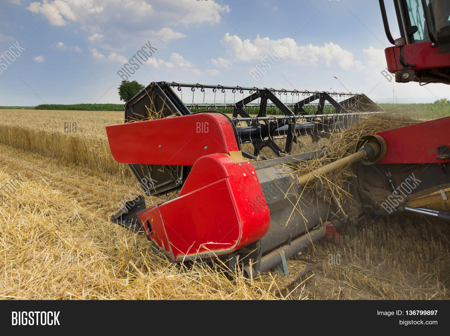 Combine Harvester Image & Photo (Free Trial) | Bigstock