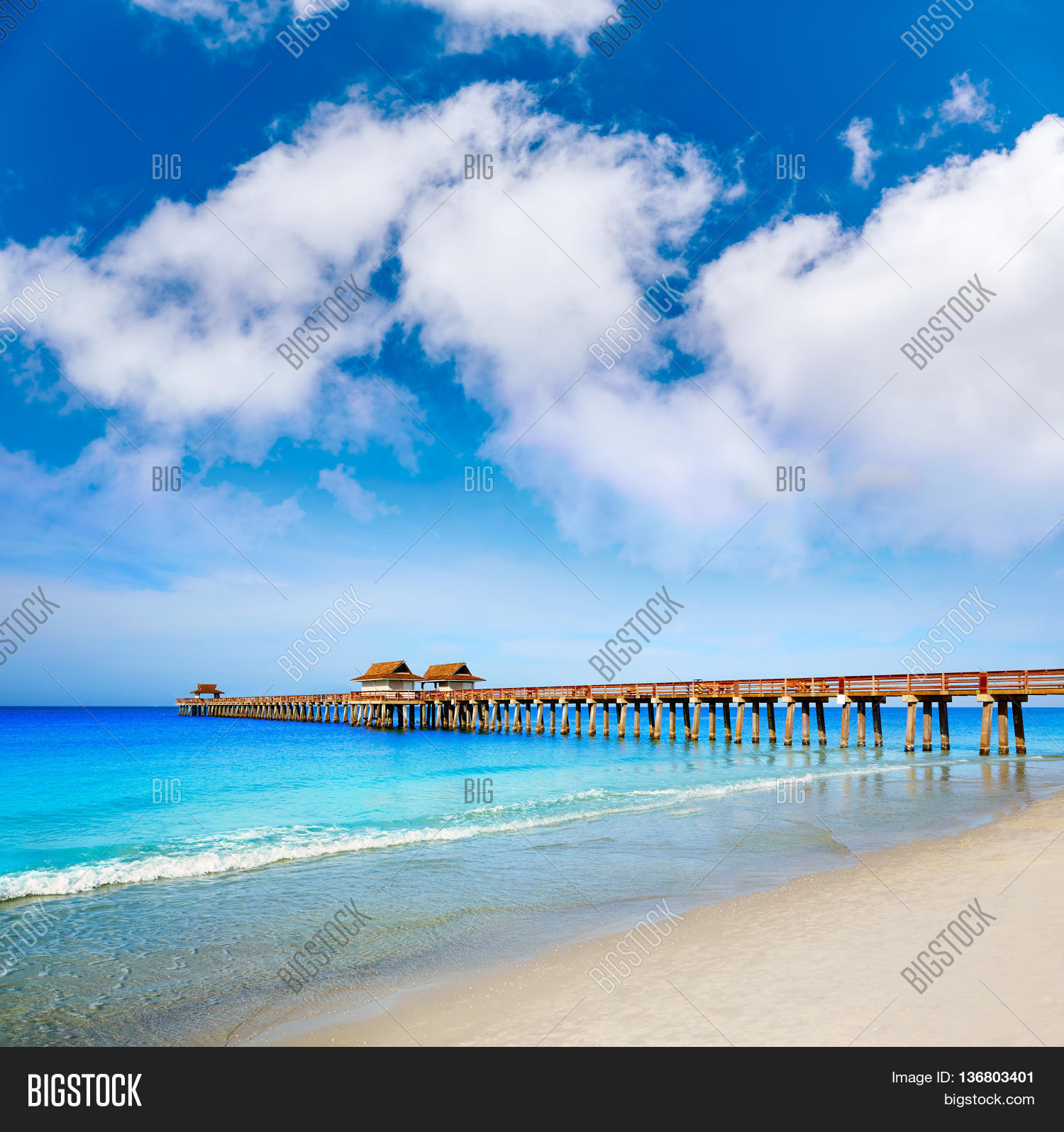 Naples Pier Beach Image & Photo (Free Trial) | Bigstock