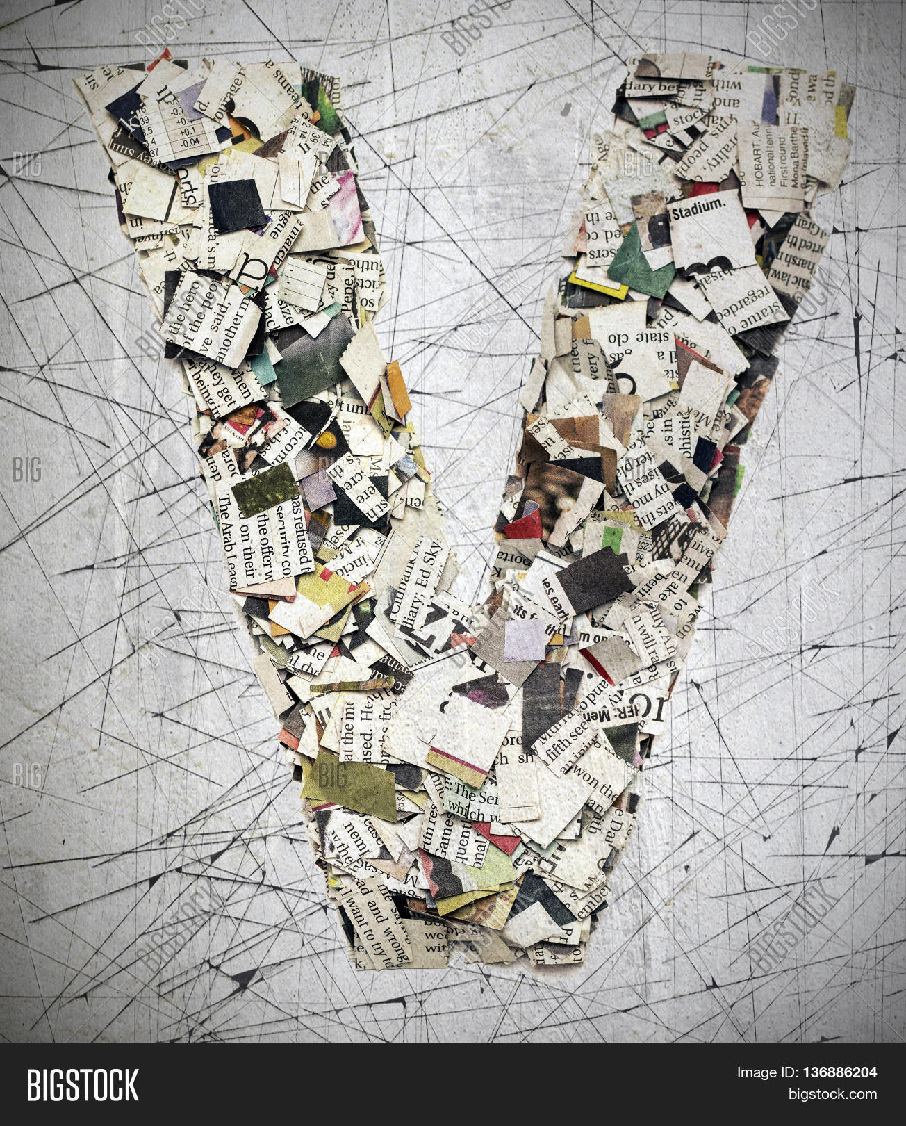 Letter V Made Image & Photo (Free Trial) | Bigstock