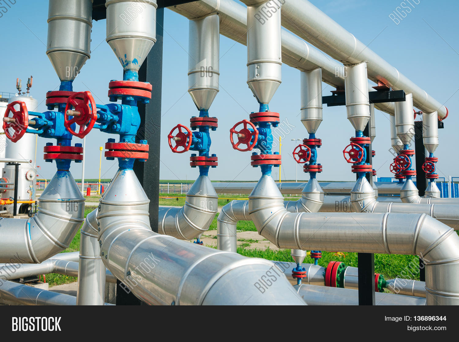 Oil Gas Pipe Line Image & Photo (Free Trial) | Bigstock
