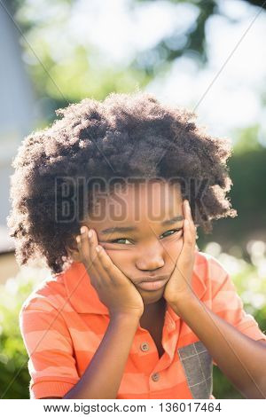 Boy Feels Sad Park Image & Photo (Free Trial) | Bigstock