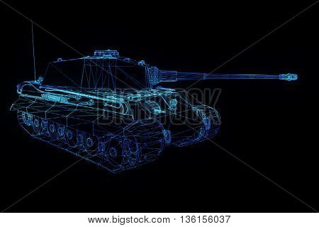 3D Tank Hologram Image & Photo (Free Trial) | Bigstock