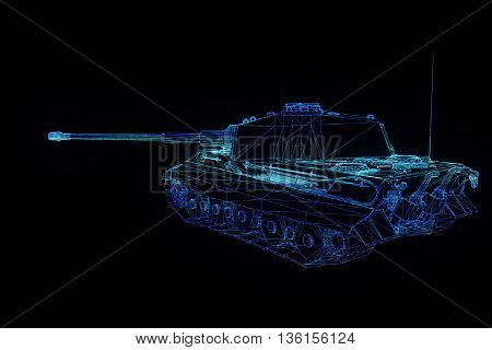 3D Tank Hologram Image & Photo (Free Trial) | Bigstock