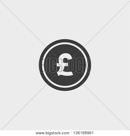 Money Pound Icon Flat Vector & Photo (Free Trial) | Bigstock