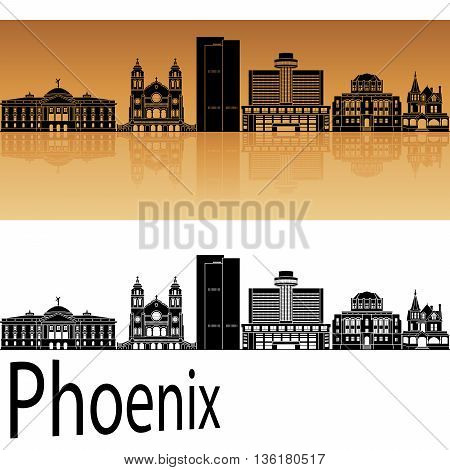 Phoenix Skyline Vector & Photo (Free Trial) | Bigstock