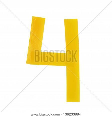 Number Four Symbol Image & Photo (Free Trial) | Bigstock