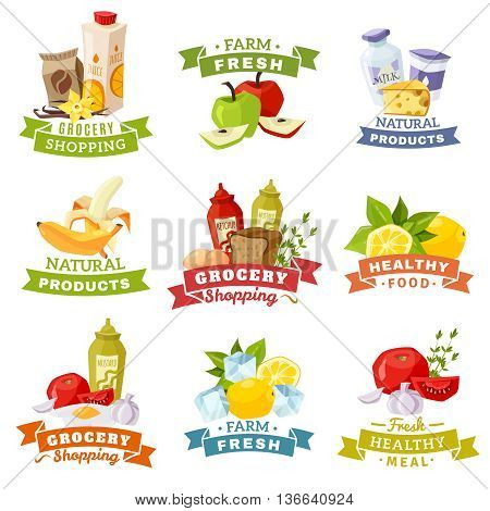 Daily Meal Emblems. Vector & Photo (Free Trial) | Bigstock
