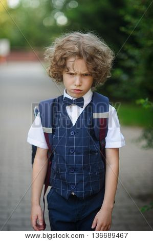 Little Schoolboy Image & Photo (Free Trial) | Bigstock