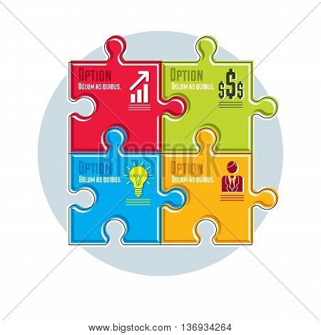 Puzzle Elements Vector & Photo (Free Trial) | Bigstock