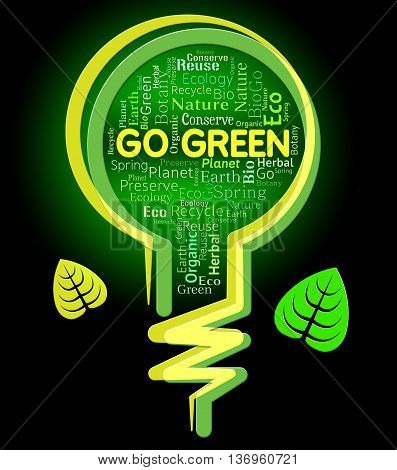 Go Green Means Earth Image & Photo (Free Trial) | Bigstock
