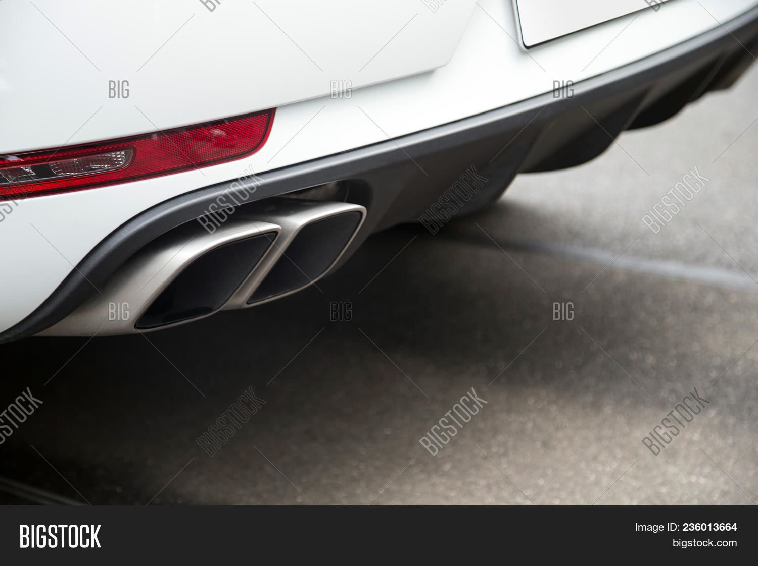 Two Exhaust Pipes Image & Photo (Free Trial) | Bigstock