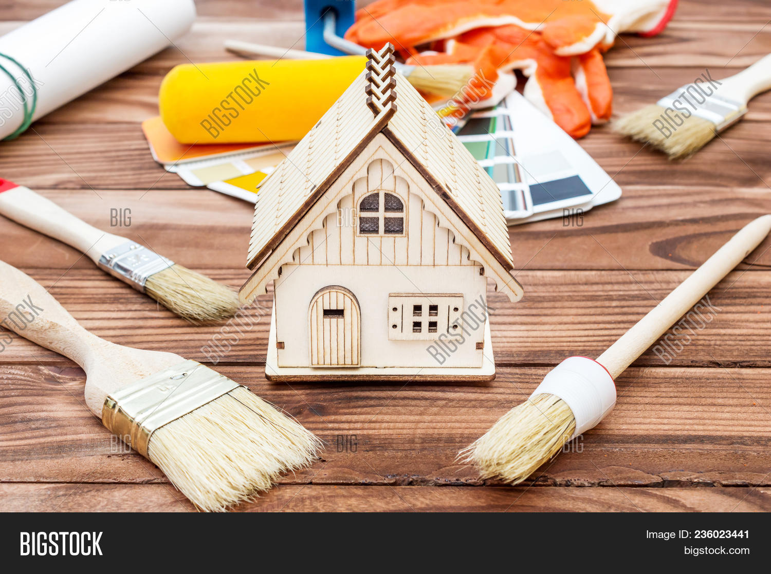Model House Paint Image & Photo (Free Trial) | Bigstock