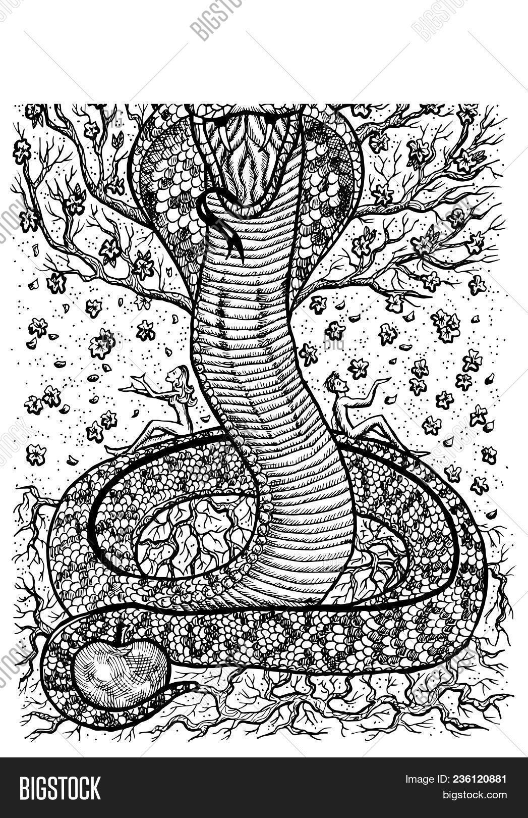 Snake Symbol Eve, Vector & Photo (Free Trial) | Bigstock