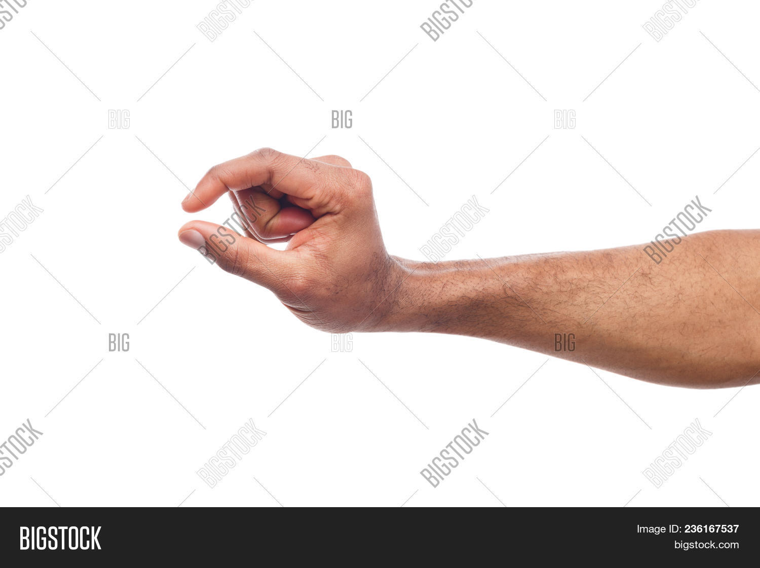 Male Hand Measuring Image & Photo (Free Trial) | Bigstock
