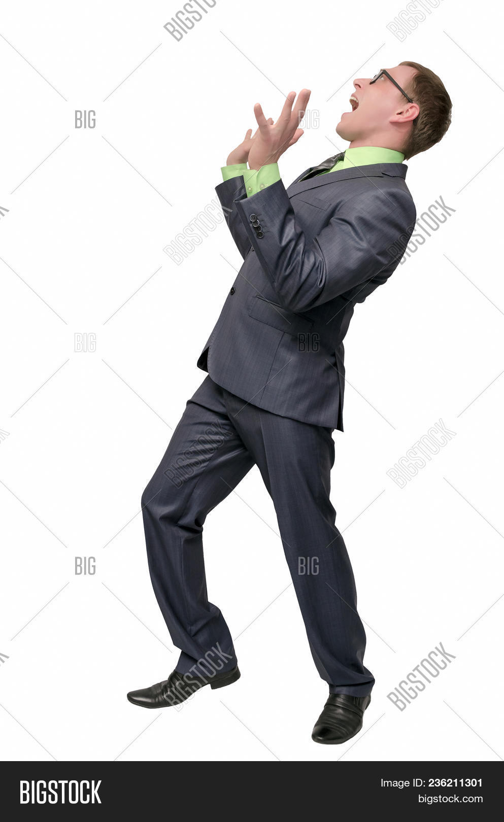 Scared Businessman Image & Photo (Free Trial) | Bigstock
