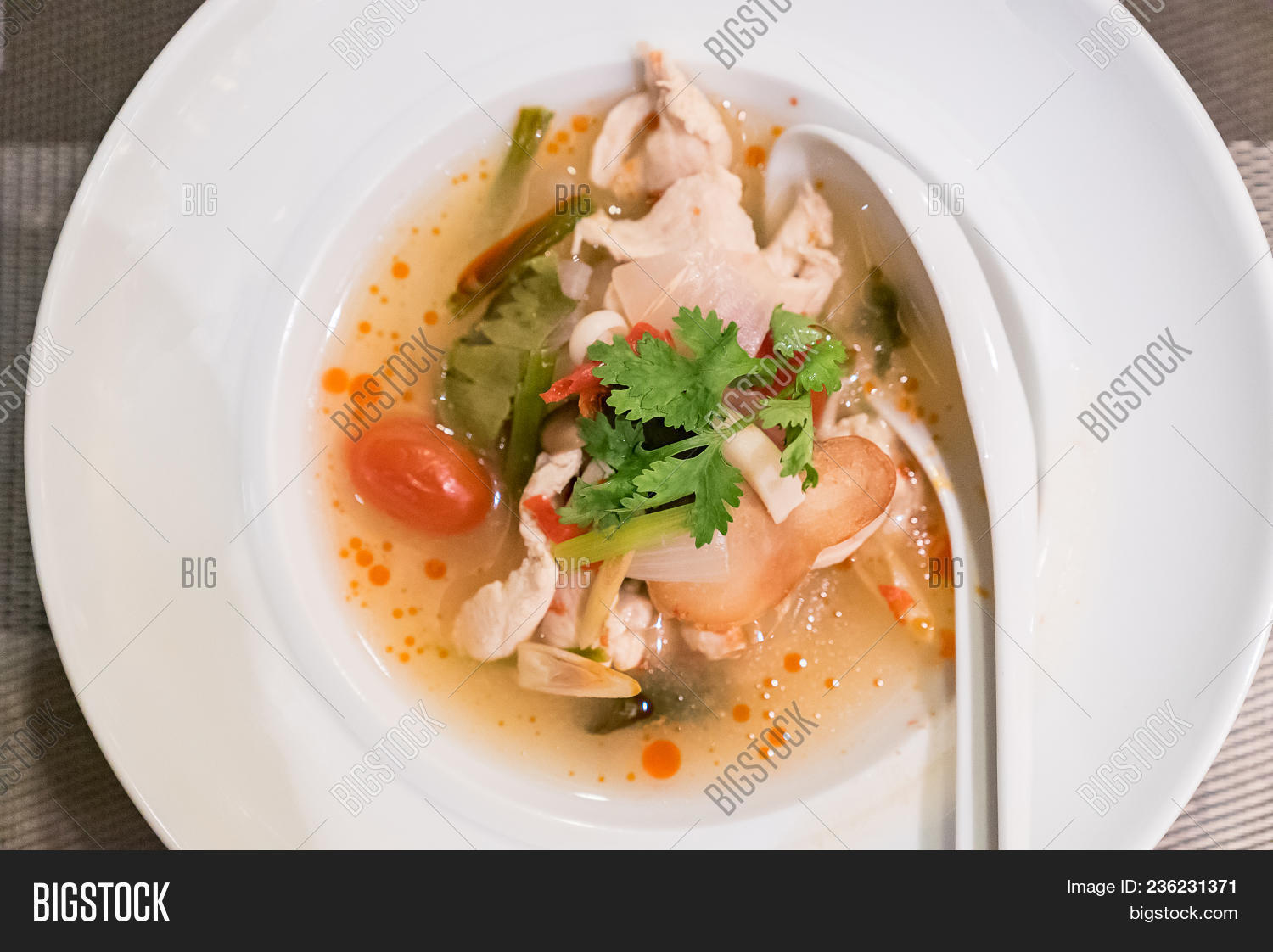 Chicken Tom Yum Kai Image & Photo (Free Trial) | Bigstock