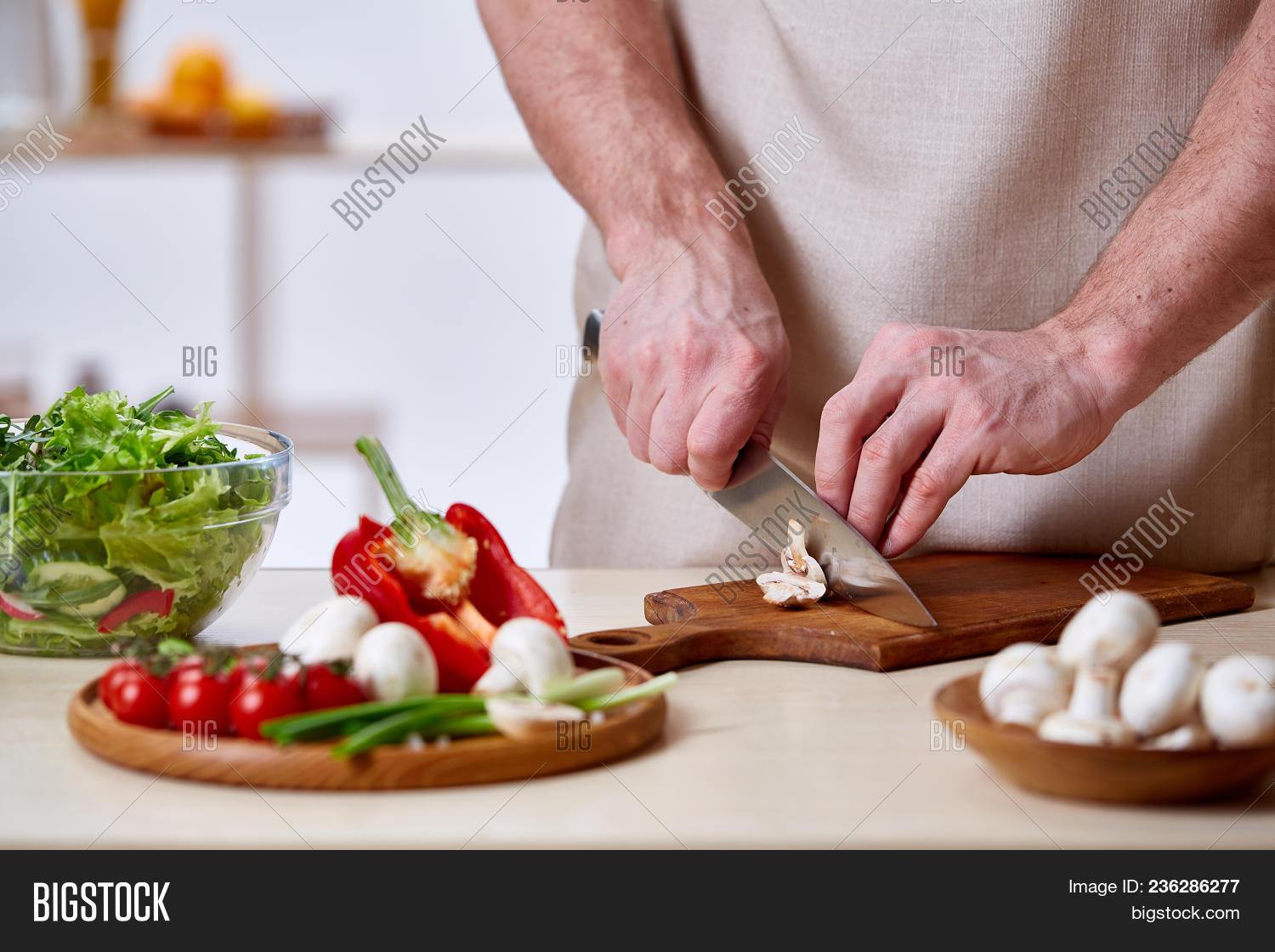 Man Cooking Kitchen Image & Photo (Free Trial) | Bigstock
