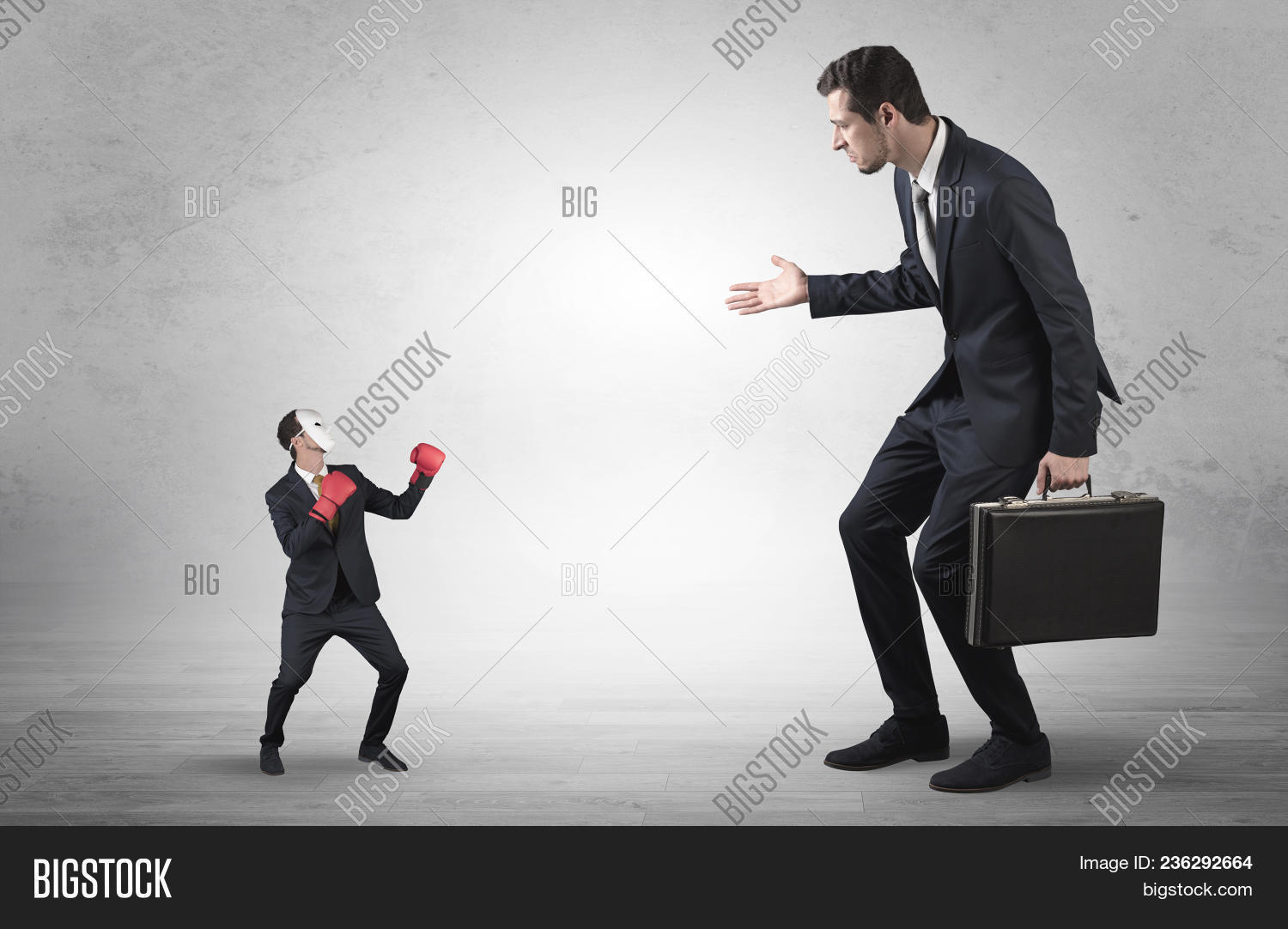 Big Businessman Being Image & Photo (Free Trial) | Bigstock