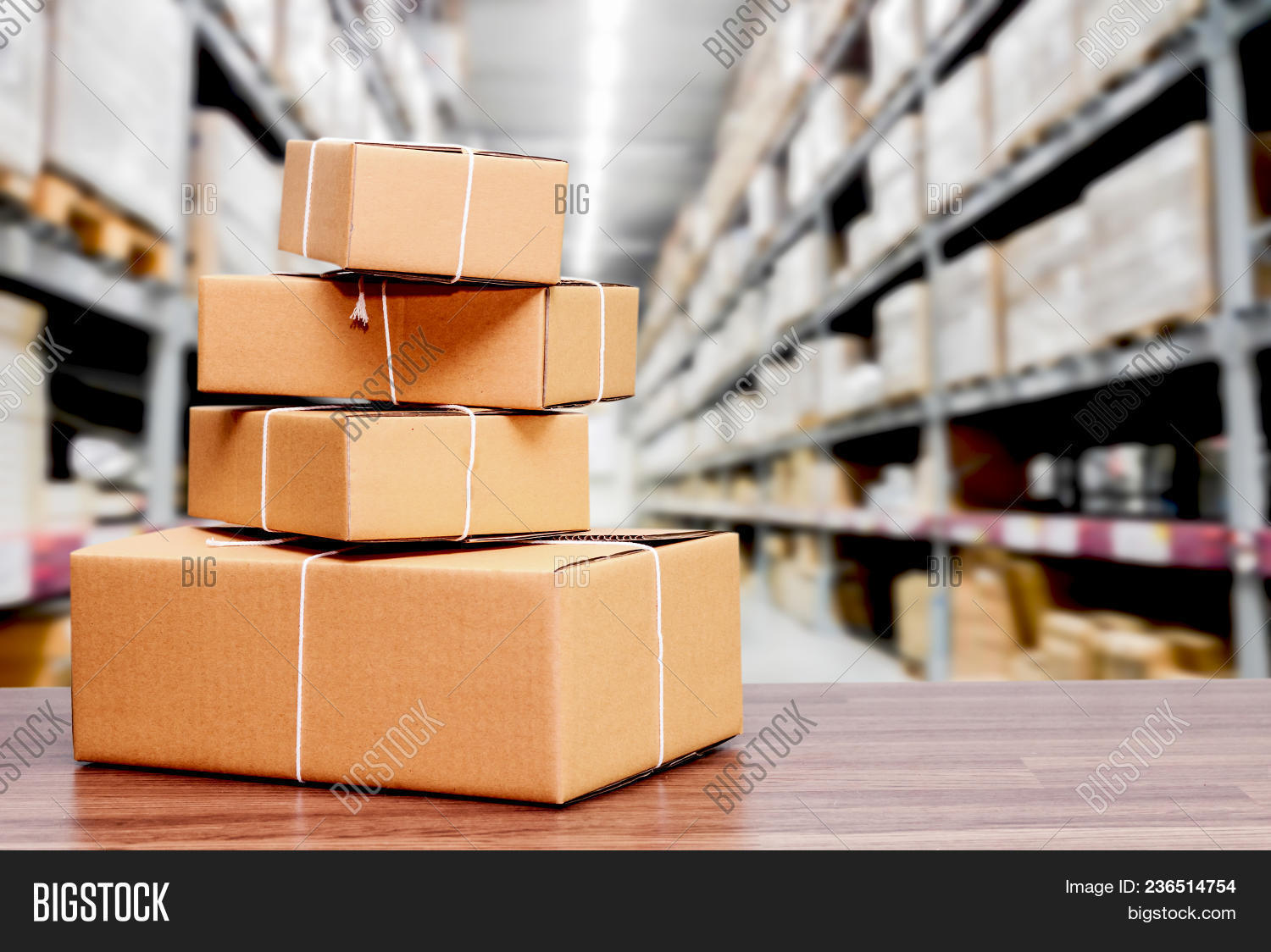 Stack Cardboard Boxes Image & Photo (Free Trial) | Bigstock