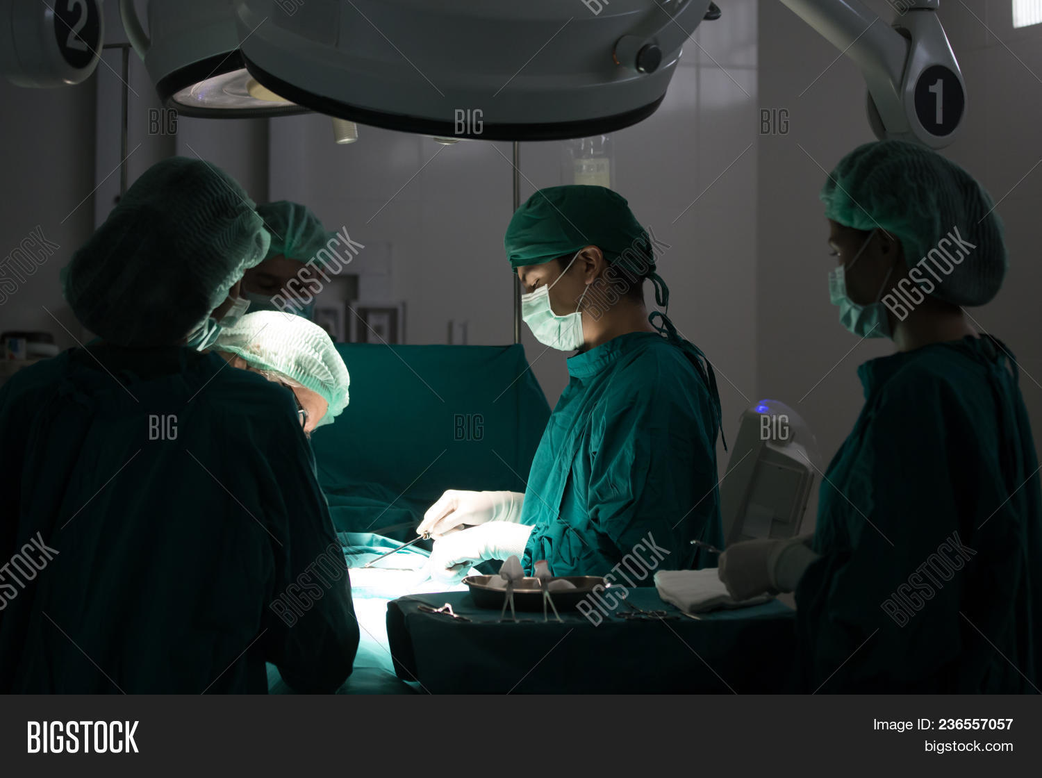 Surgery Team Working Image & Photo (Free Trial) | Bigstock