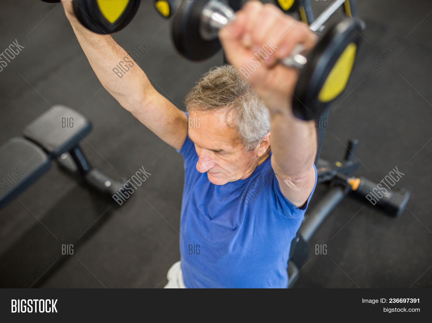Senior Man Lifting Image & Photo (Free Trial) | Bigstock