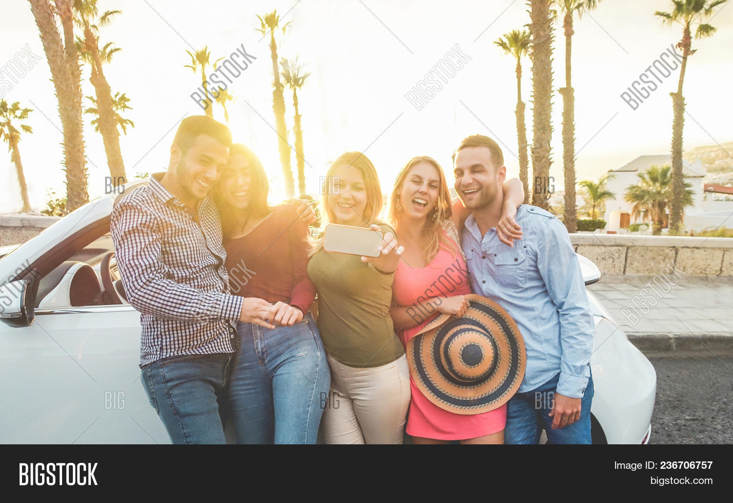 Happy Friends Making Image & Photo (Free Trial) | Bigstock