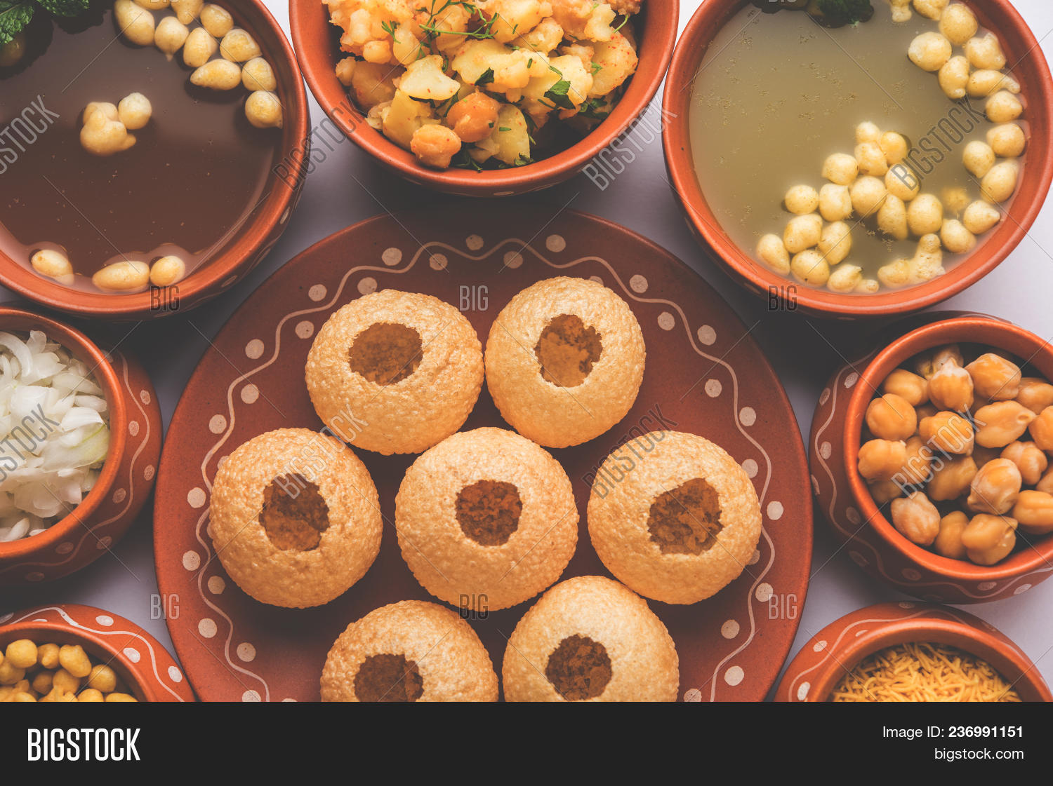 Pani Puri Indian Chat Image & Photo (Free Trial) | Bigstock