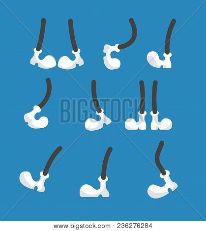 Cartoon Legs Various Vector & Photo (Free Trial) | Bigstock