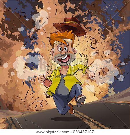 Cartoon Funny Man Hat Vector & Photo (Free Trial) | Bigstock