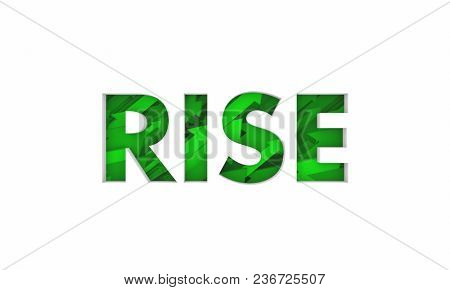 Rise Word Arrows Image & Photo (Free Trial) | Bigstock