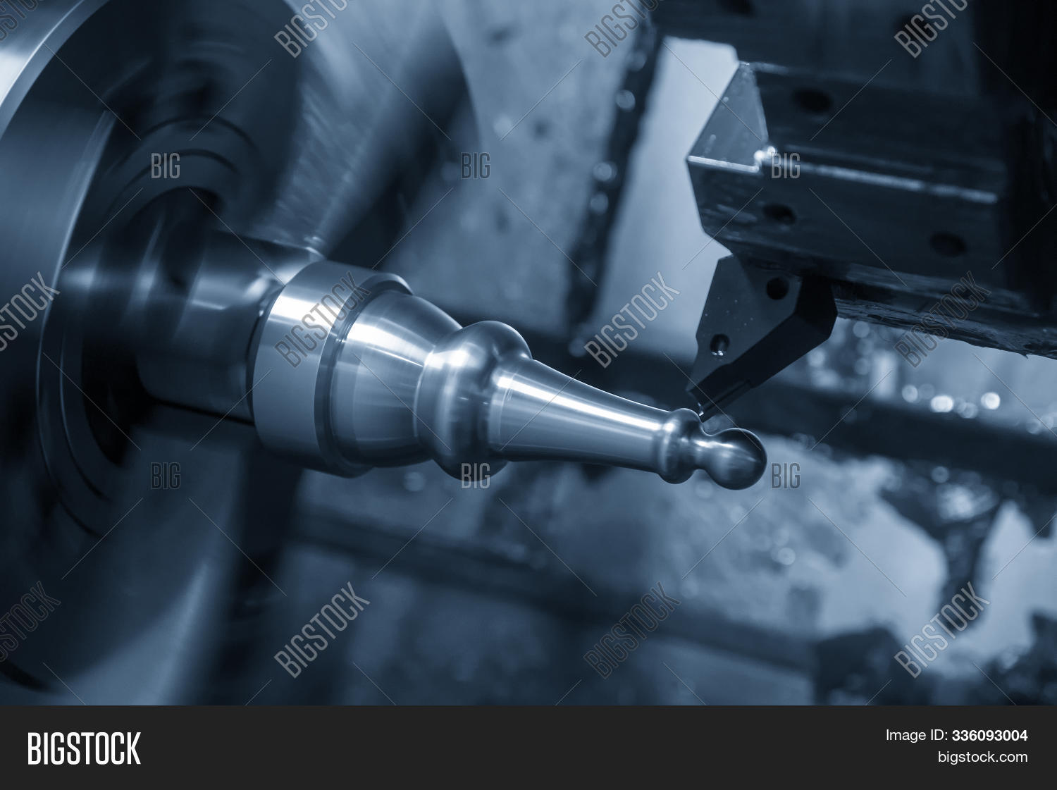 Cnc Lathe Machine Image & Photo (Free Trial) | Bigstock