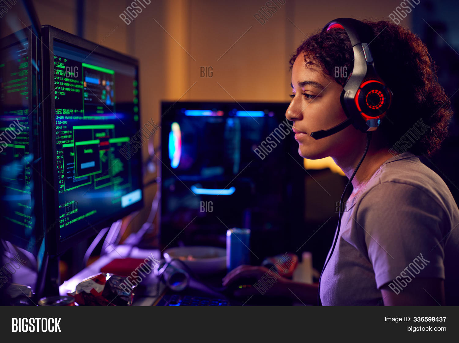 Female Teenage Hacker Image & Photo (Free Trial) | Bigstock