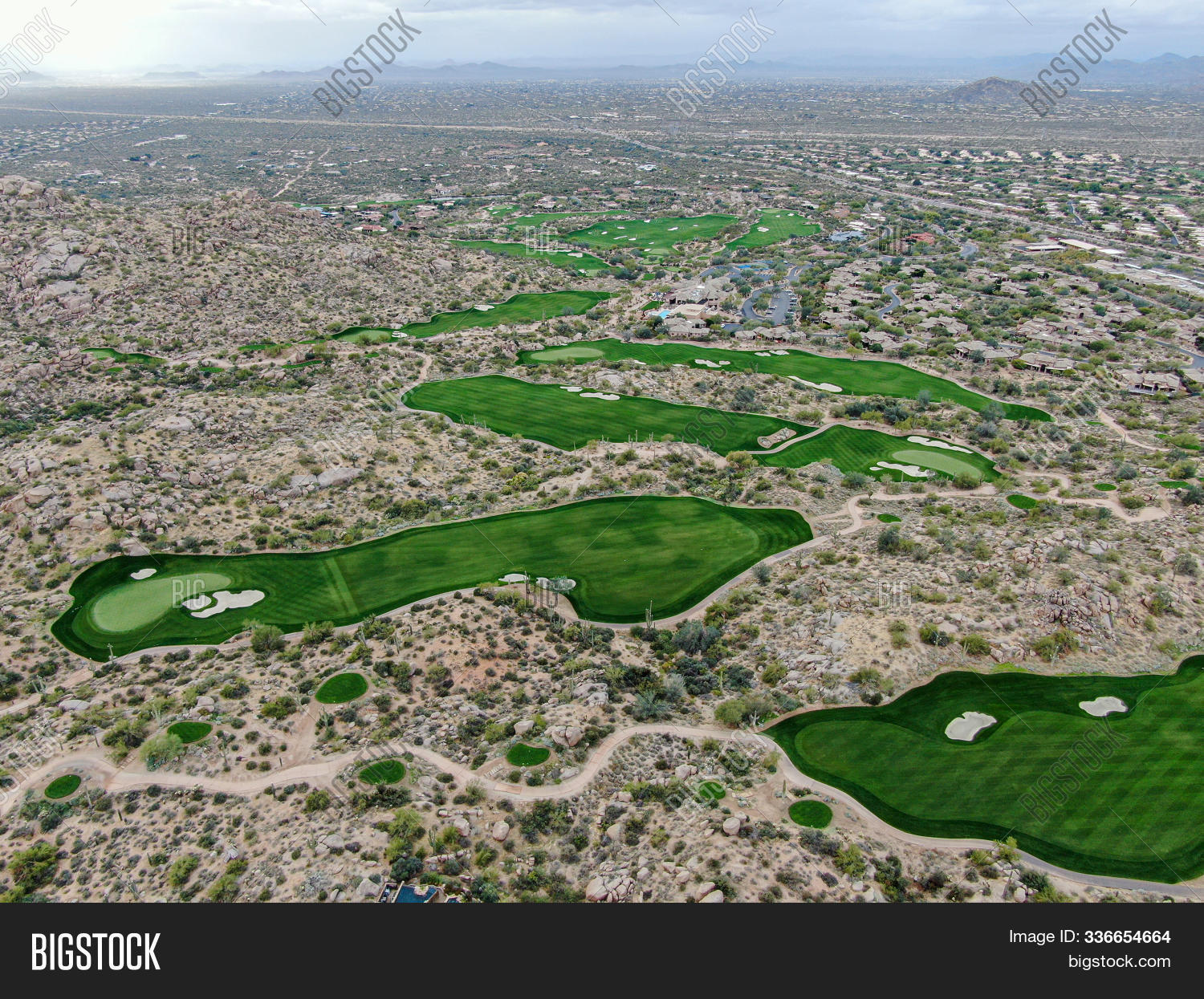 Aerial View Above Golf Image & Photo (Free Trial) | Bigstock