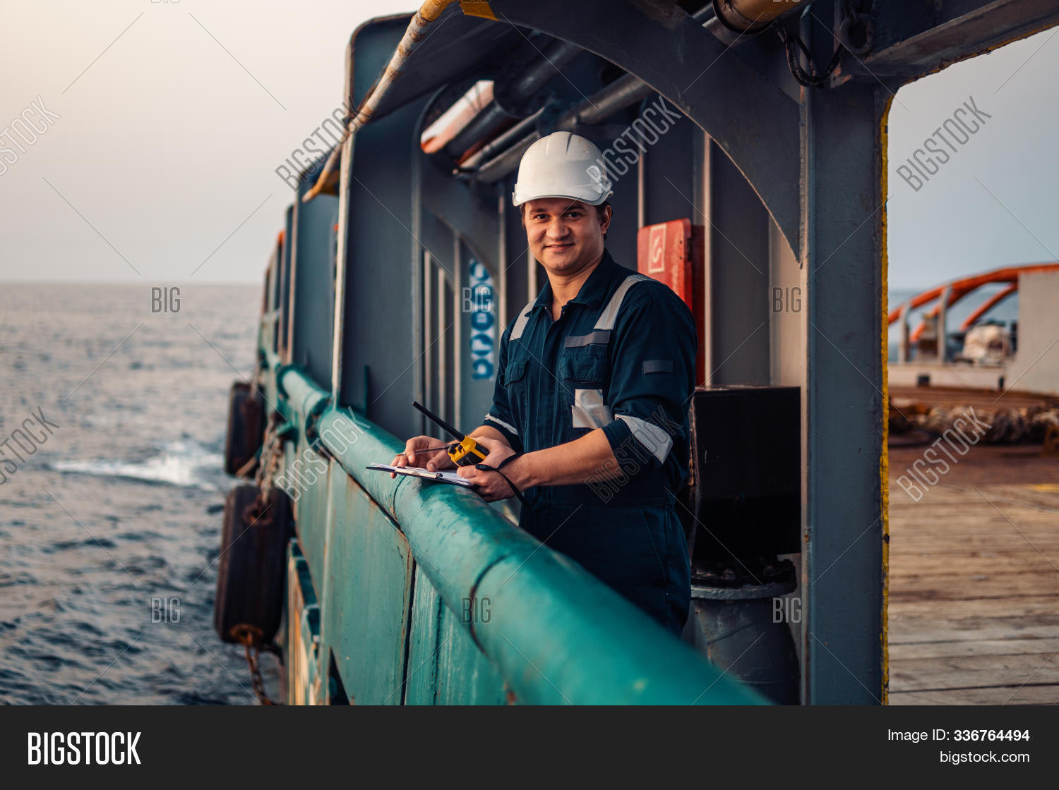 Deck Officer On Deck Image & Photo (Free Trial) | Bigstock