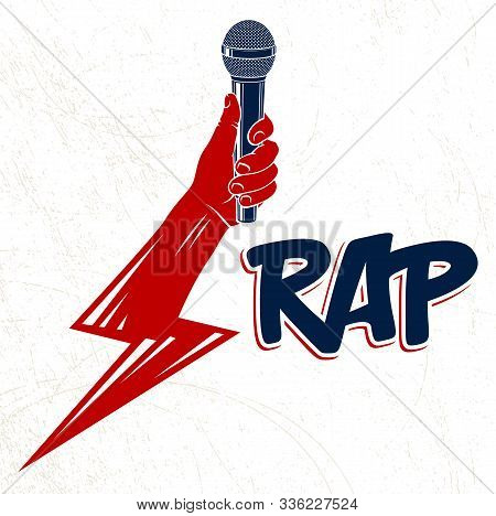 Rap Music Vector Logo Vector & Photo (Free Trial) | Bigstock