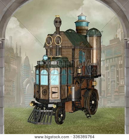 Steampunk Vehicles Images, Illustrations & Vectors (Free) - Bigstock