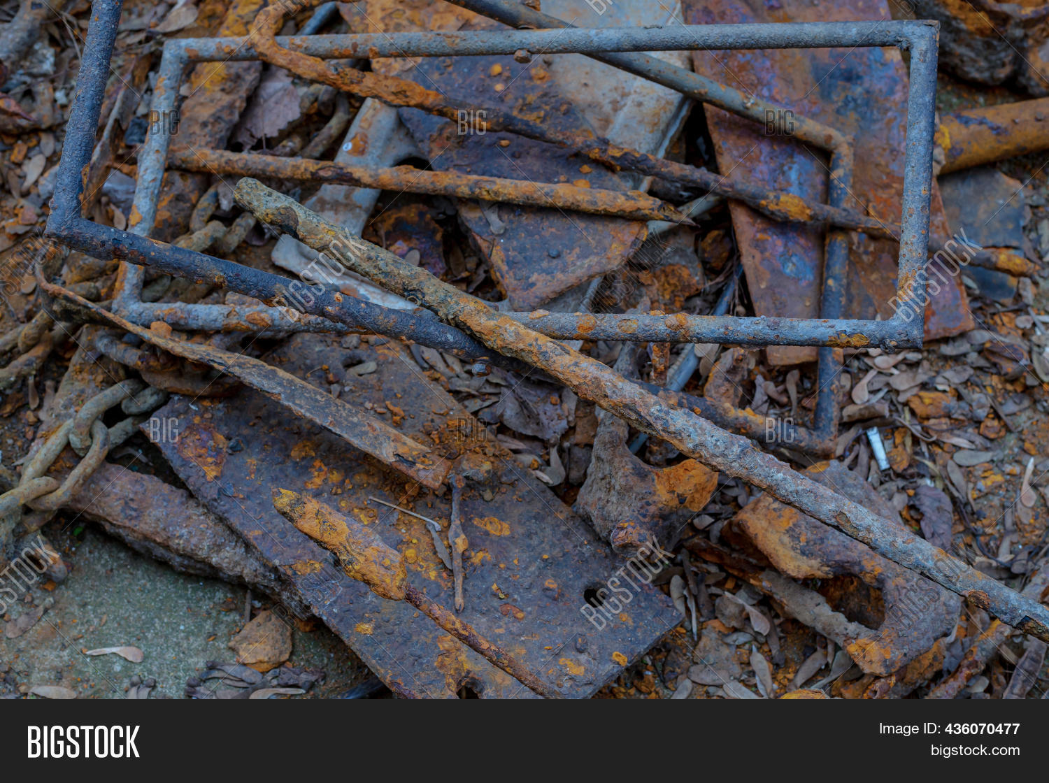 Pile Old Trash Steel Image & Photo (Free Trial) | Bigstock