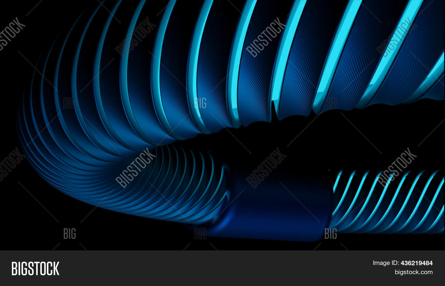 Curved Hose Moving On Image & Photo (Free Trial) | Bigstock