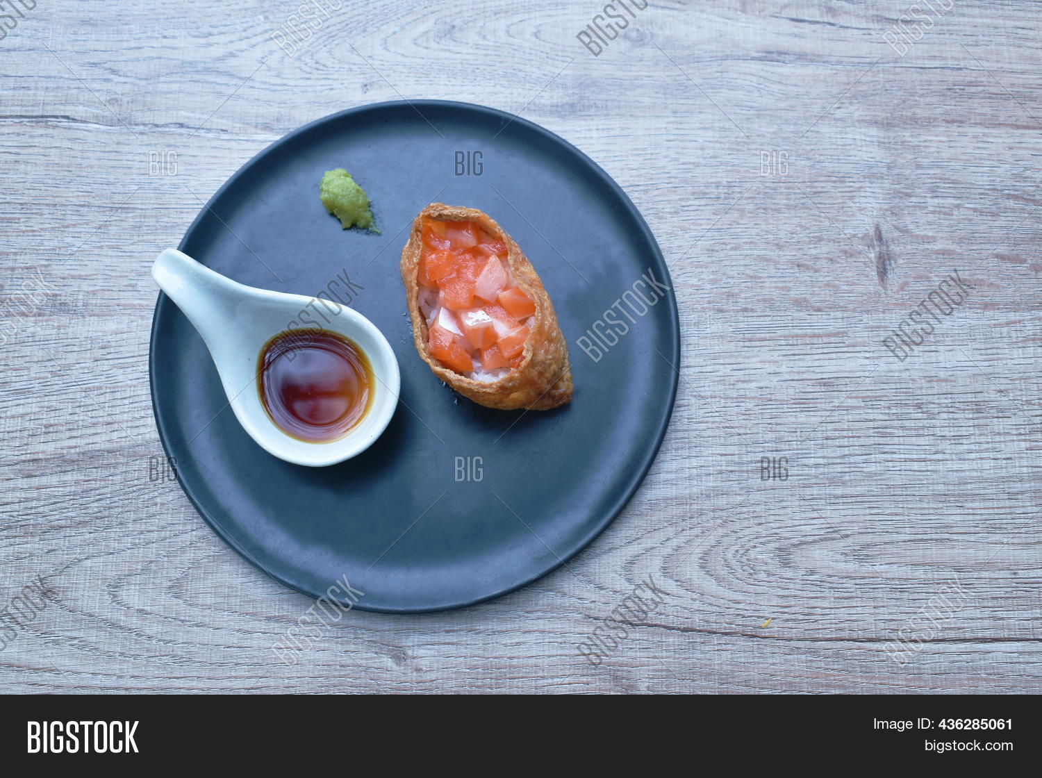 Inari Salmon Sushi Image & Photo (Free Trial) | Bigstock