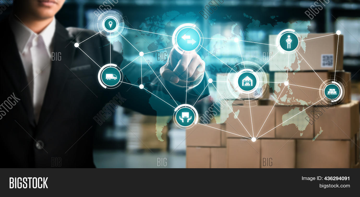 Smart Warehouse Image & Photo (Free Trial) | Bigstock