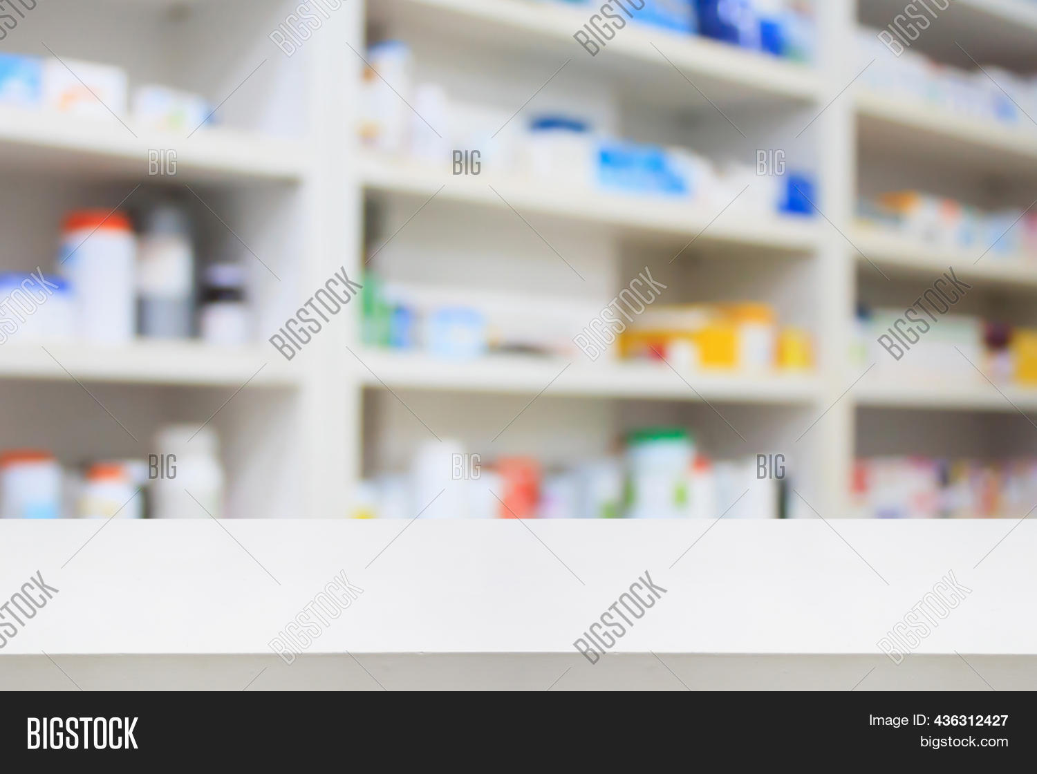 Pharmacy Counter Store Image & Photo (Free Trial) | Bigstock