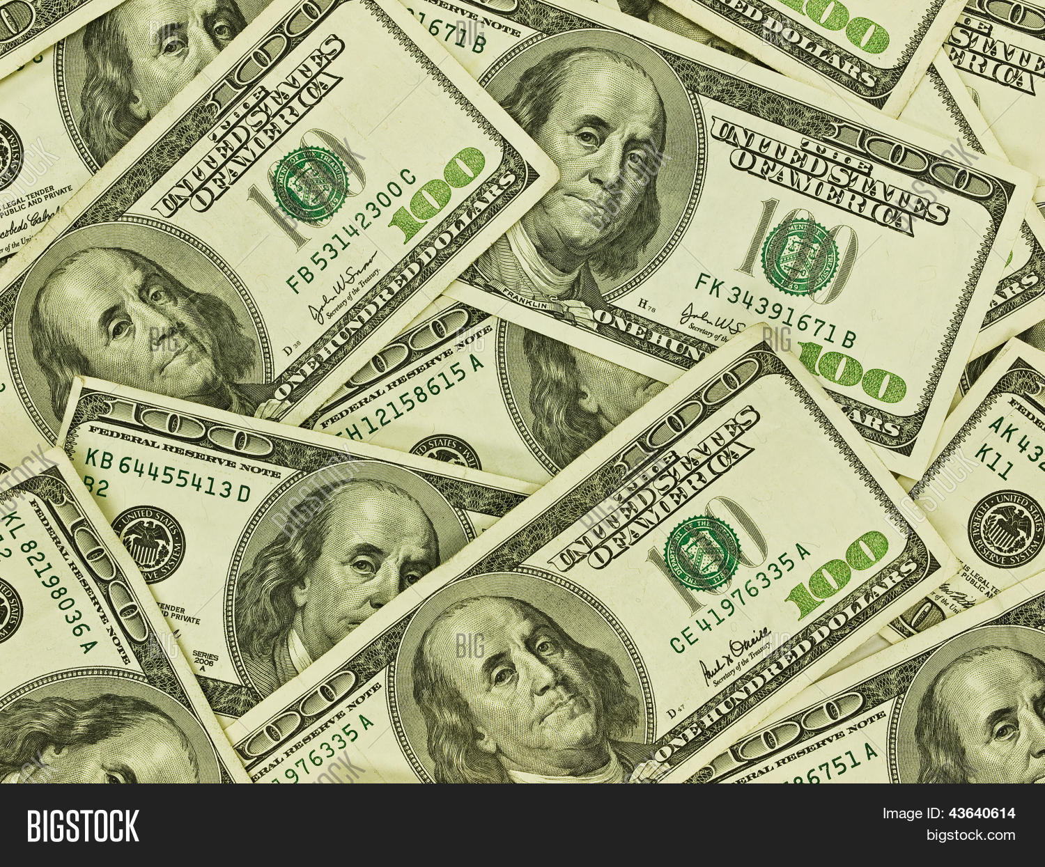 Pile Hundred Dollar Image & Photo (Free Trial) | Bigstock
