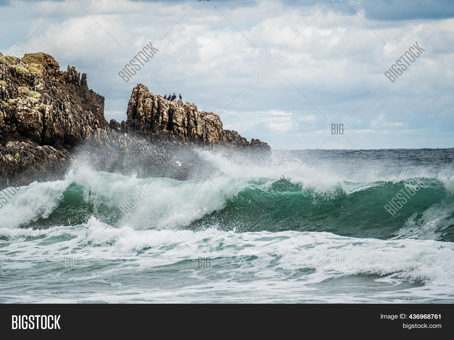 Ocean Water Splash On Image & Photo (Free Trial) | Bigstock