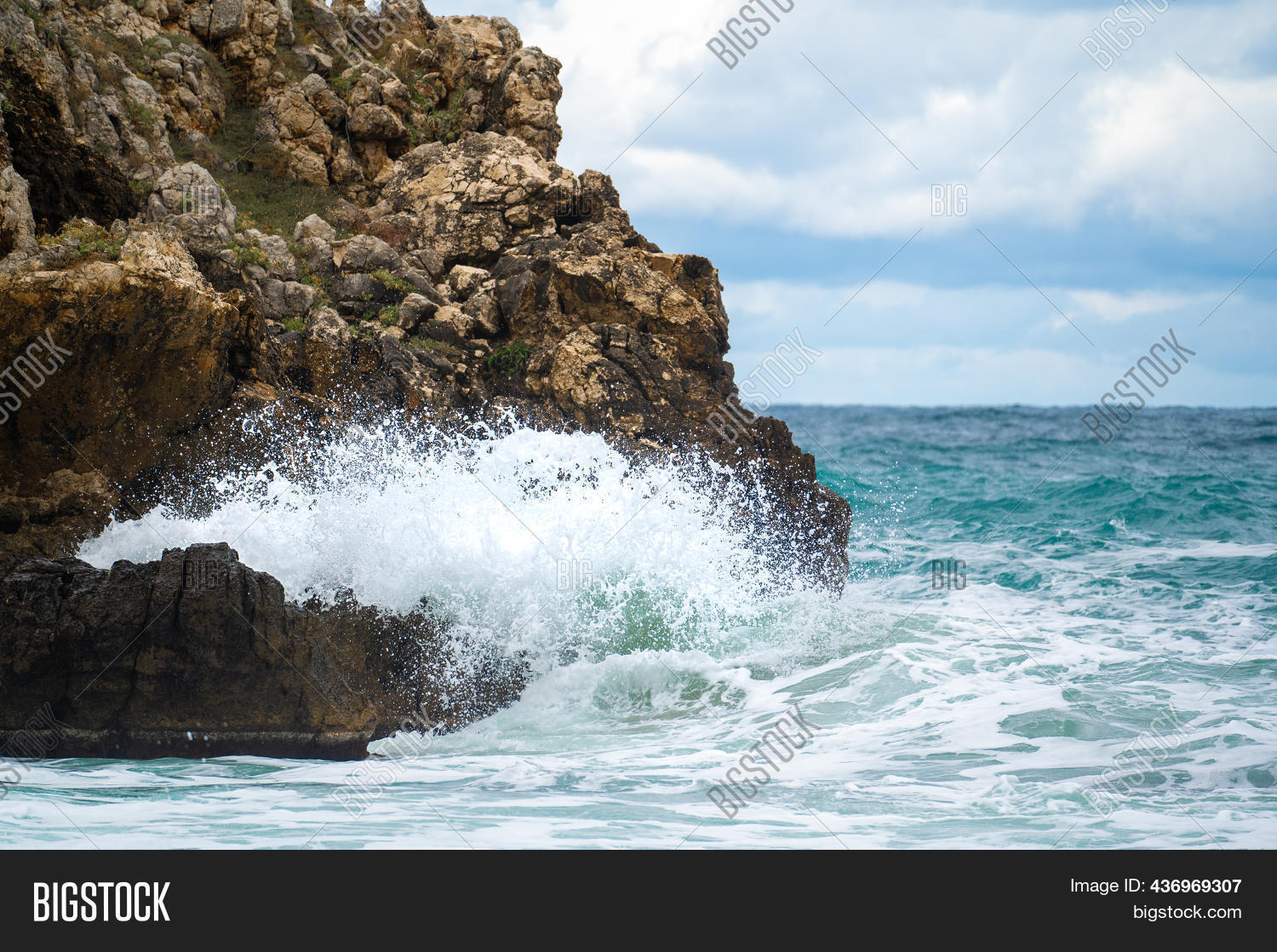 Ocean Water Splash On Image & Photo (Free Trial) | Bigstock