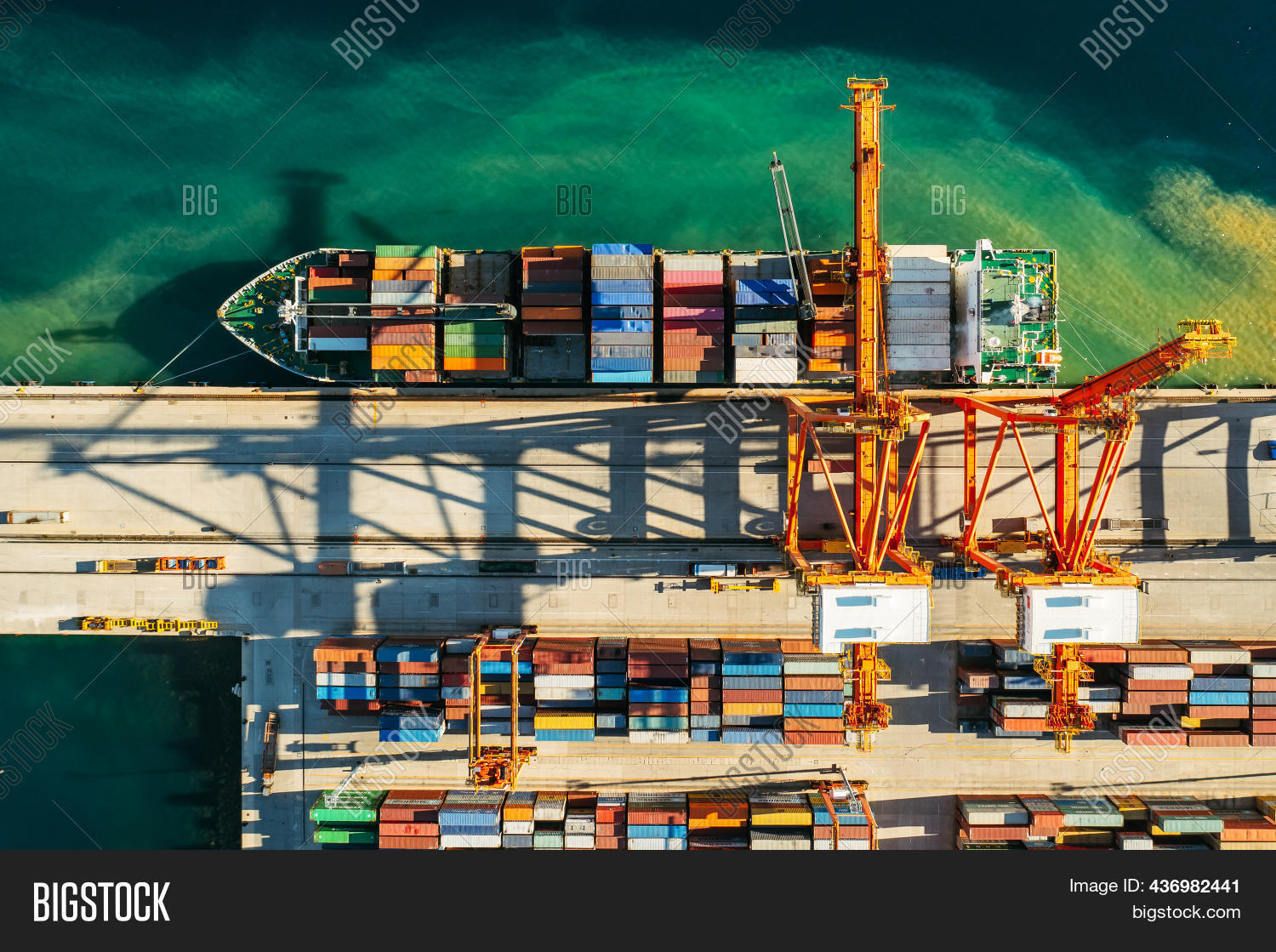 Aerial View Containers Image & Photo (Free Trial) | Bigstock