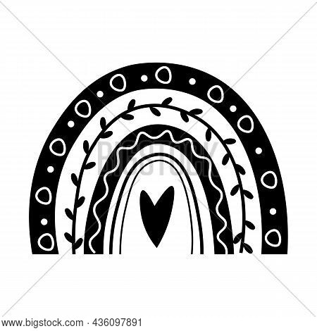 Black White Boho Vector & Photo (Free Trial) | Bigstock