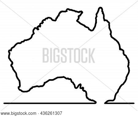 Outline Drawing Map Vector & Photo (Free Trial) | Bigstock
