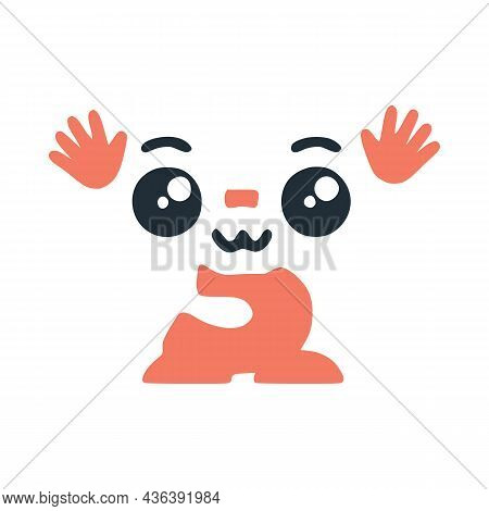 Number 3 Cute Kawaii Vector & Photo (Free Trial) | Bigstock