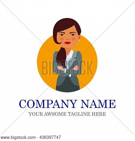 Business Woman Logo Vector & Photo (Free Trial) | Bigstock
